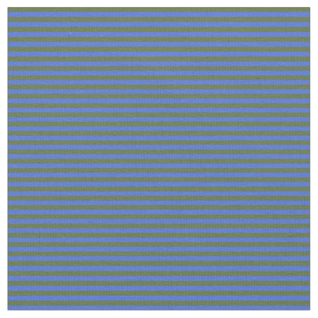 Dark Olive Green & Cornflower Blue Pattern Fabric | Zazzle