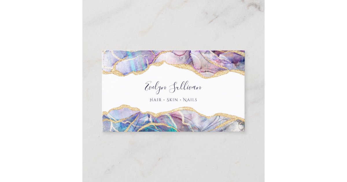 dark opal business card | Zazzle