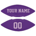DARK PURPLE AND LIGHT PURPLE Custom Football | Zazzle