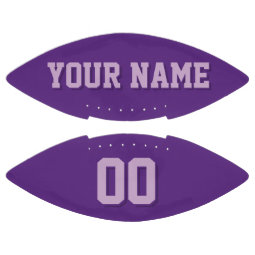 DARK PURPLE AND LIGHT PURPLE Custom Football | Zazzle