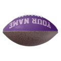 DARK PURPLE AND LIGHT PURPLE Custom Football | Zazzle