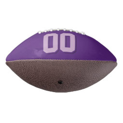 DARK PURPLE AND LIGHT PURPLE Custom Football | Zazzle