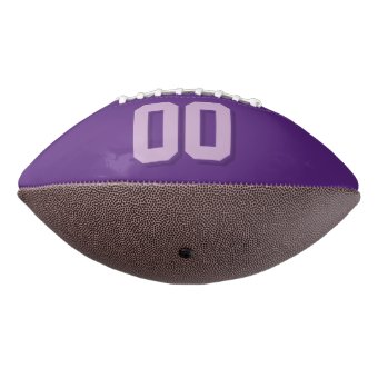 DARK PURPLE AND LIGHT PURPLE Custom Football | Zazzle