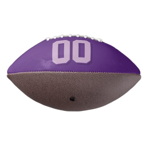 DARK PURPLE AND LIGHT PURPLE Custom Football | Zazzle