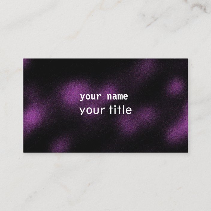 Dark Purple Background Business Card | Zazzle.com