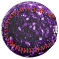 Dark purple glitter sparkles bling Your name Team Softball | Zazzle