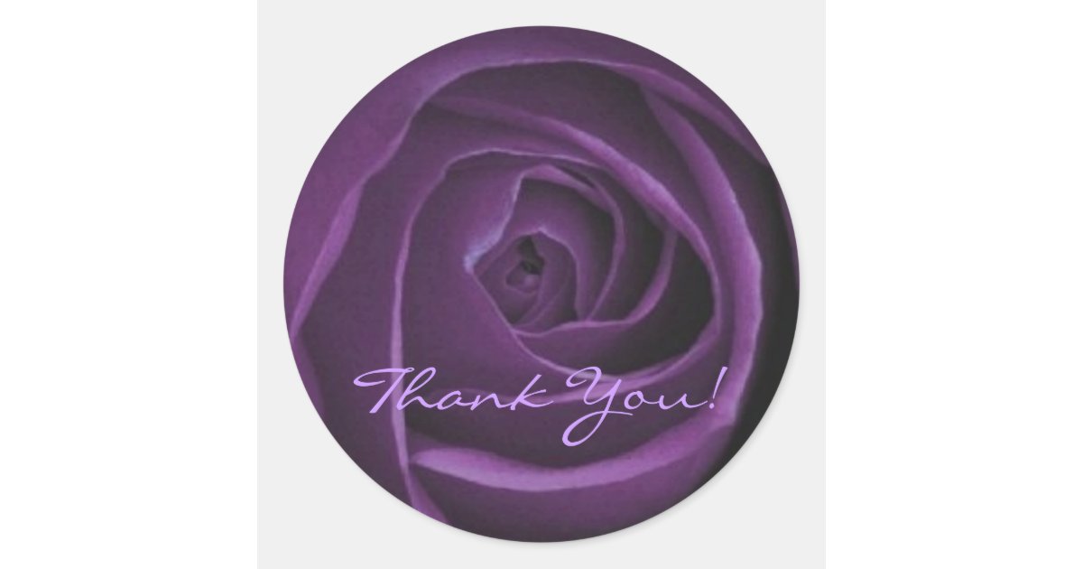 Dark Purple Rose Sticker | Zazzle.com