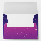 Dark Purple Starry Night Sky Envelope | Zazzle