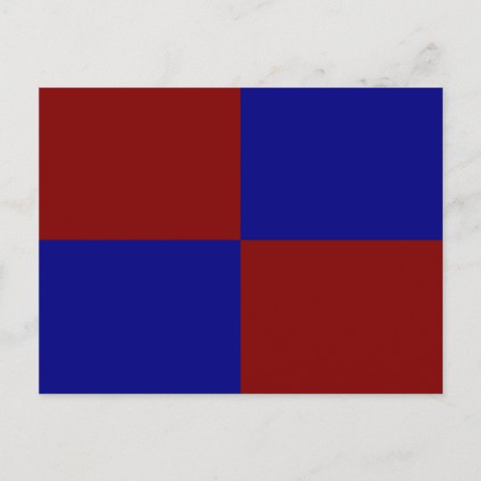 Dark Red and Blue Rectangles Postcard | Zazzle.com