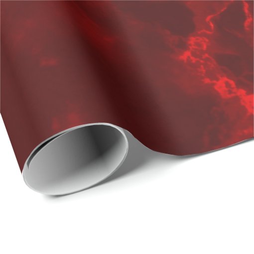 Dark Red Marble Texture Look Wrapping Paper | Zazzle