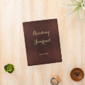 Dark Red Reading Journal (NO LEATHER) Mini Binder | Zazzle