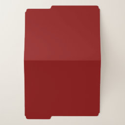 Dark Red (solid color) File Folder | Zazzle