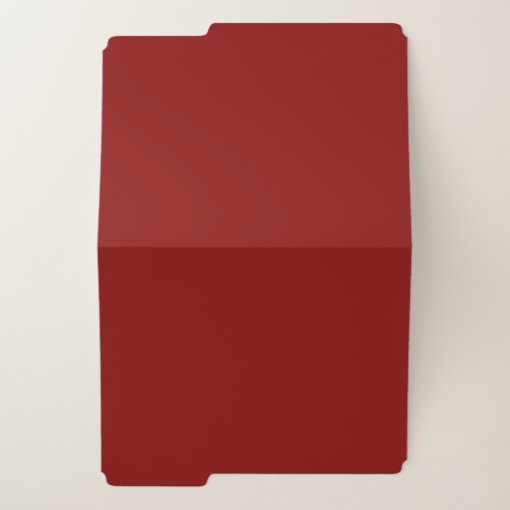 Dark Red (solid color) File Folder | Zazzle