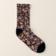 Dark Roasted Columbian Coffee Beans Socks | Zazzle
