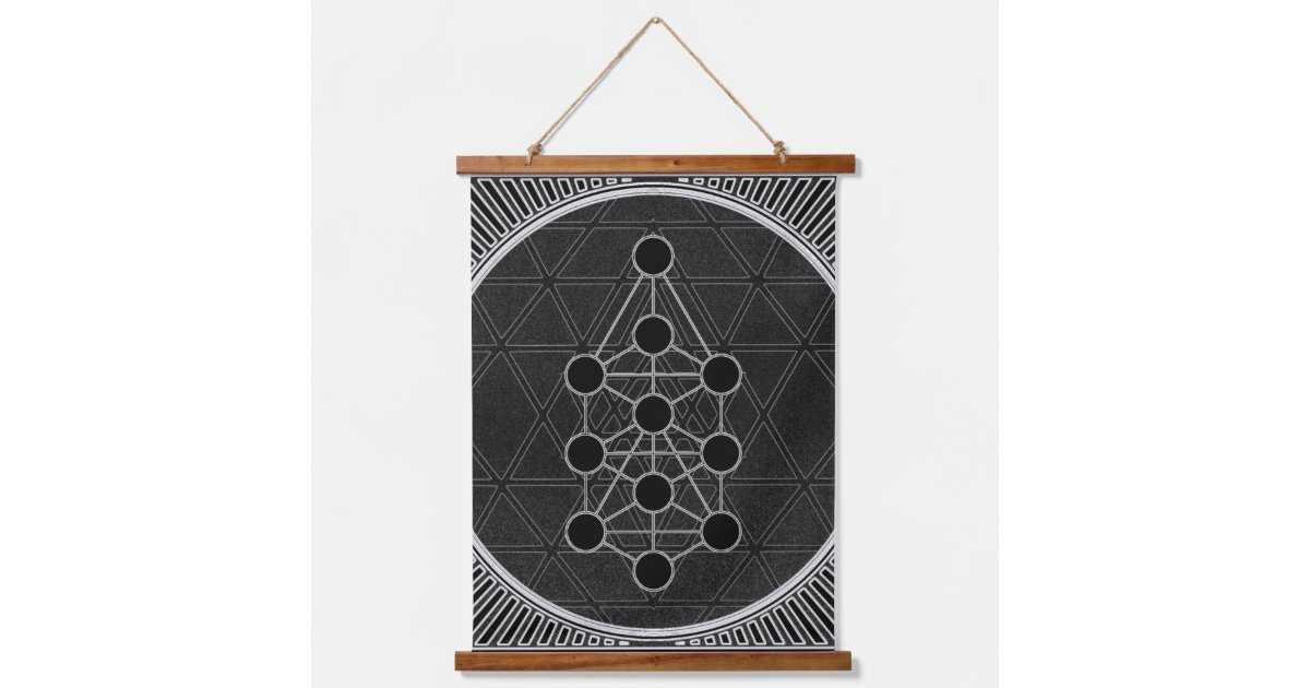 Dark Side Qliphoth Occult Tree of Knowledge Hanging Tapestry | Zazzle