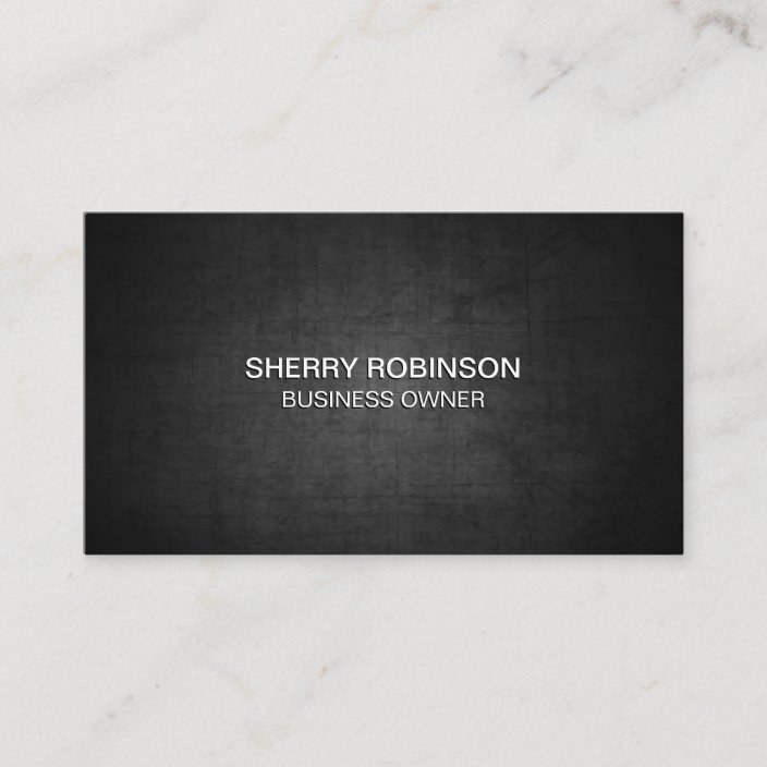 Dark Texture Background Business Card | Zazzle.com