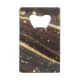 Dark Walnut Wood Grain with Sparkling Gold Rivers Credit Card Bottle ...