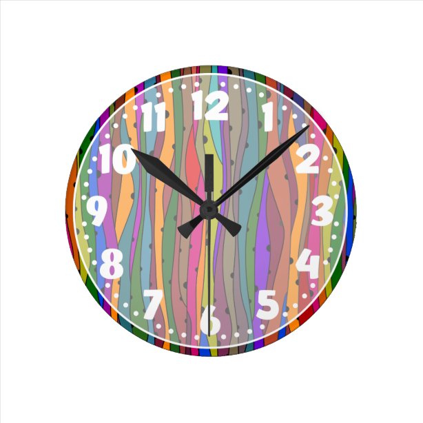 Funky Wall Clocks | Zazzle