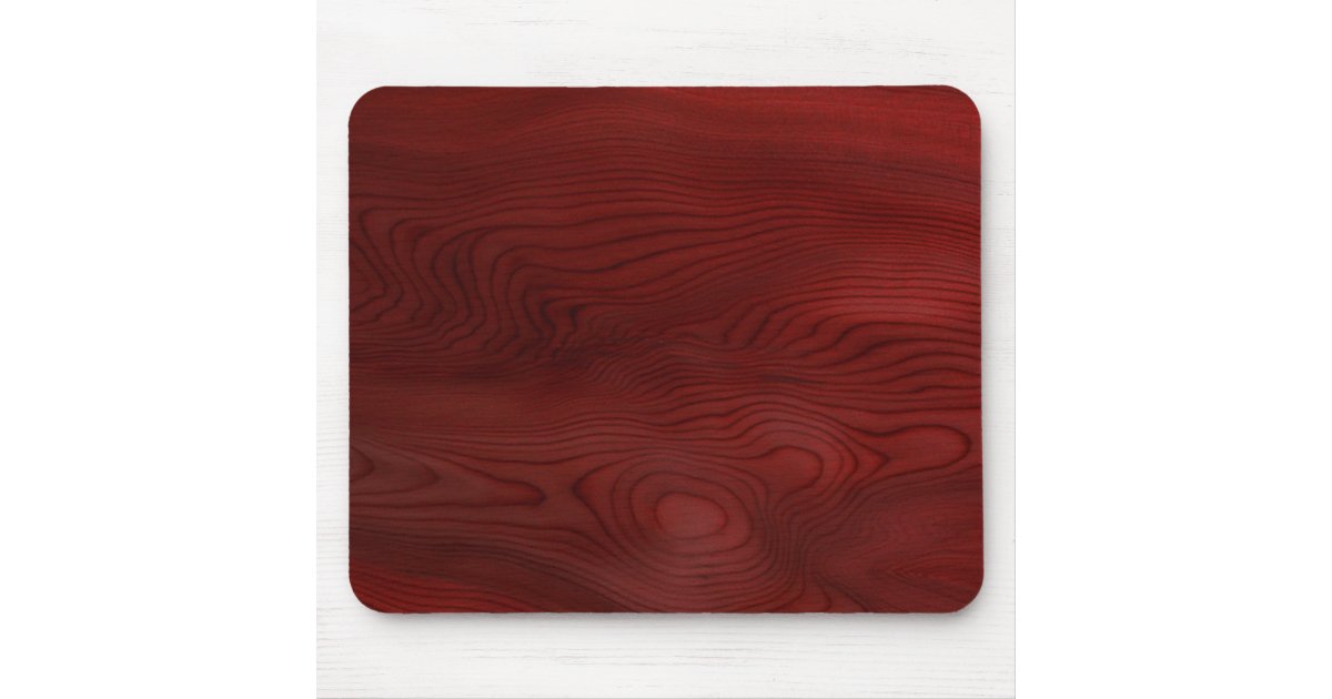 Dark Wood Grain Mouse Pad | Zazzle