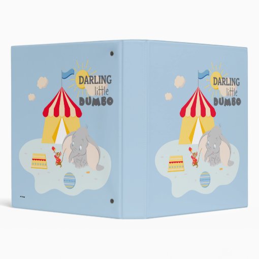 Darling Little Dumbo & Timothy 3 Ring Binder | Zazzle
