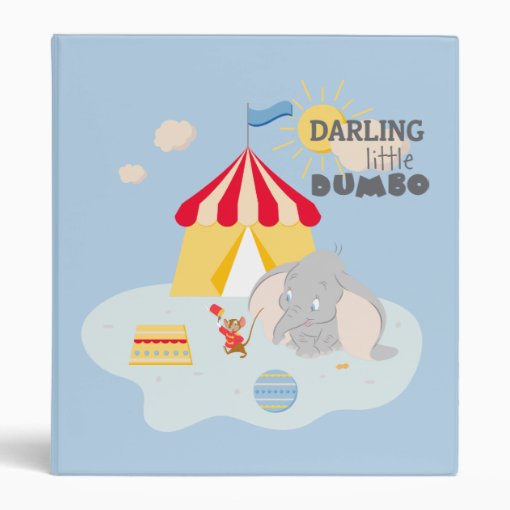 Darling Little Dumbo & Timothy 3 Ring Binder | Zazzle