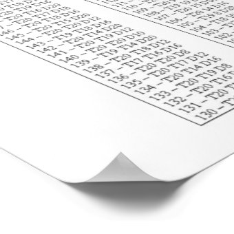 Dart Double Out Chart Nice Size Quality | Zazzle