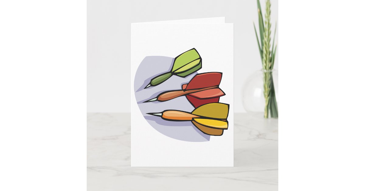 Darts Greeting Cards | Zazzle