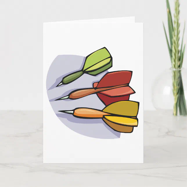 Darts Greeting Cards | Zazzle