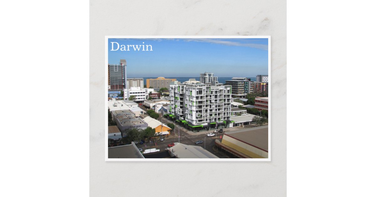 darwin central postcard | Zazzle