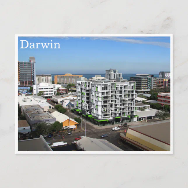 darwin central postcard | Zazzle