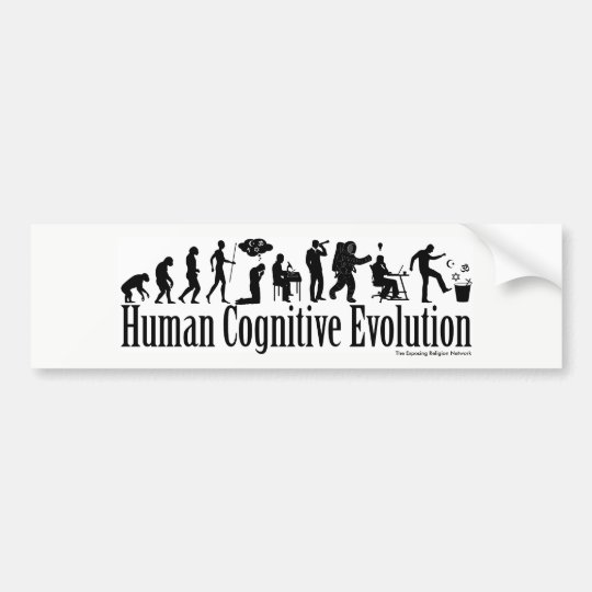 Darwin Evolution Bumper Sticker | Zazzle.com