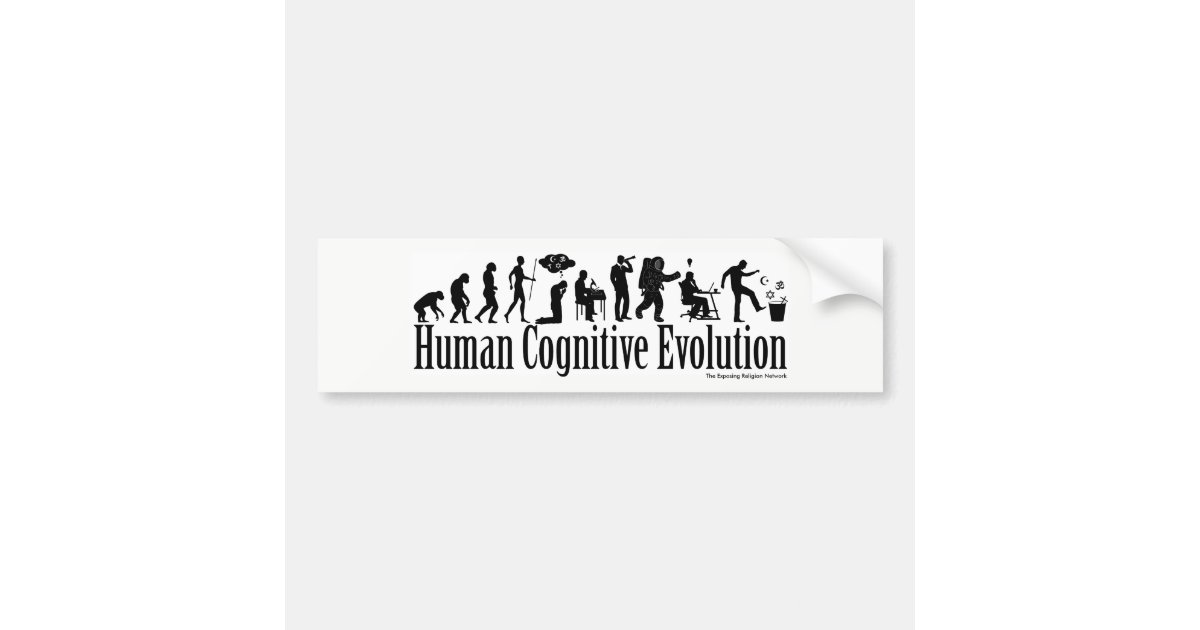 Darwin Evolution Bumper Sticker | Zazzle