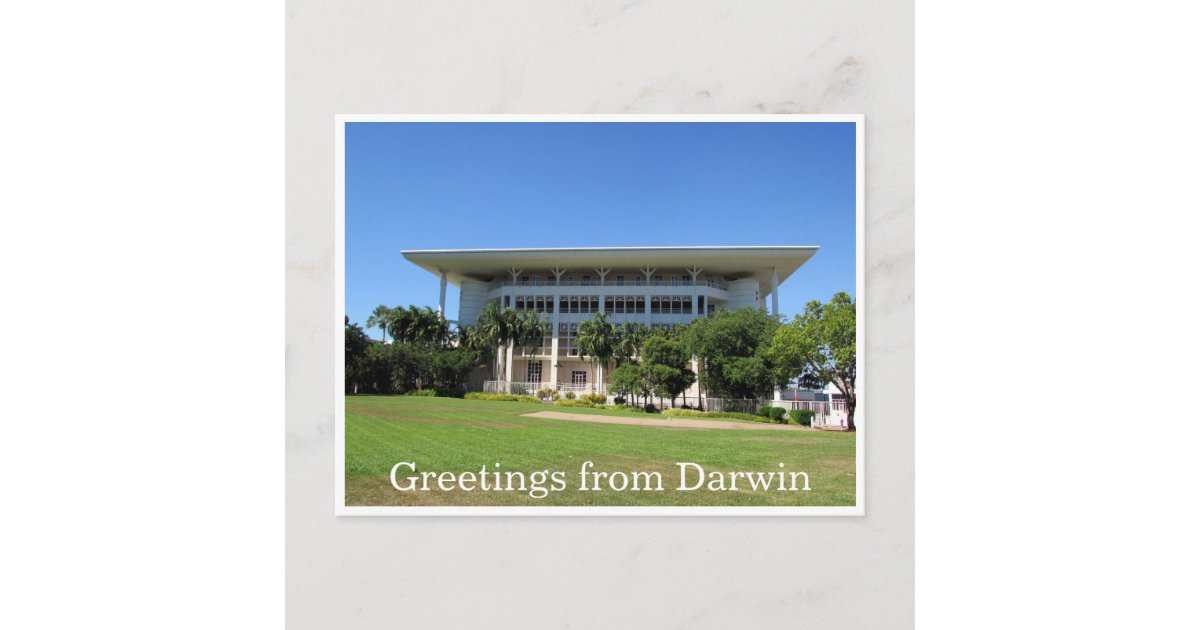 darwin parliament postcard | Zazzle