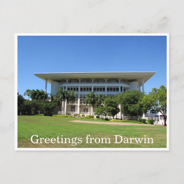 darwin parliament postcard | Zazzle