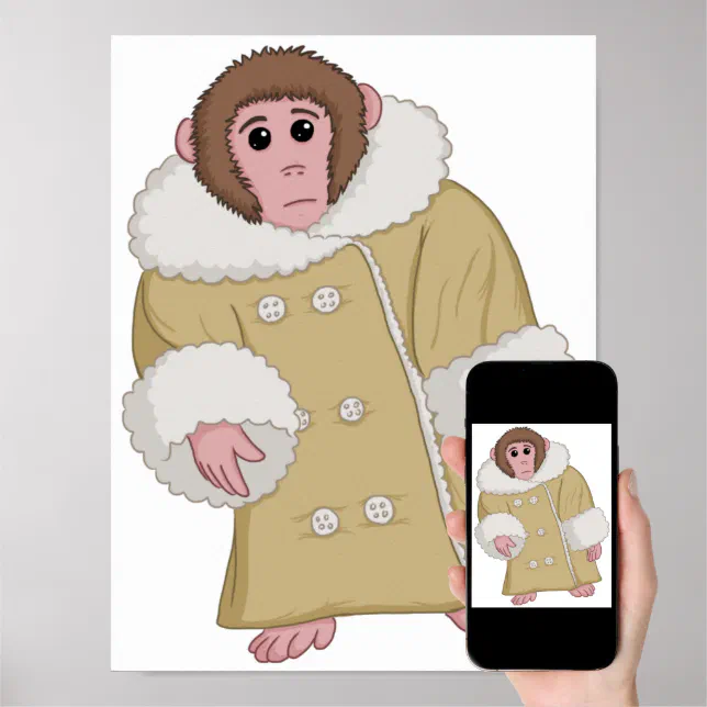 Darwin the Ikea Monkey Poster | Zazzle