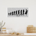 Darwinian Evolution of Rap "RAPPER" Art Poster | Zazzle