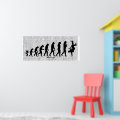 Darwinian Evolution of Rap "RAPPER" Art Poster | Zazzle