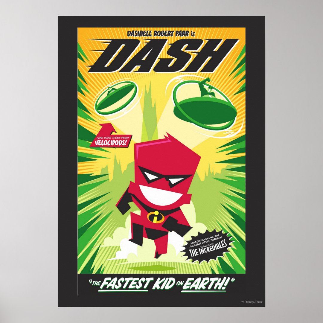 Dash Pop Art Poster | Zazzle