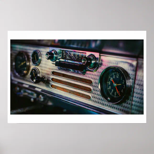 Dashboard Poster Print | Zazzle