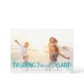 Dashing Through the Sand | Holiday Photo Card | Zazzle