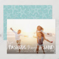 Dashing Through the Sand | Holiday Photo Card | Zazzle