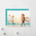 Dashing Through the Sand | Holiday Photo Card | Zazzle
