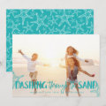 Dashing Through the Sand | Holiday Photo Card | Zazzle