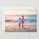 Dashing Through The Sand Vacation Photo Holiday Card | Zazzle