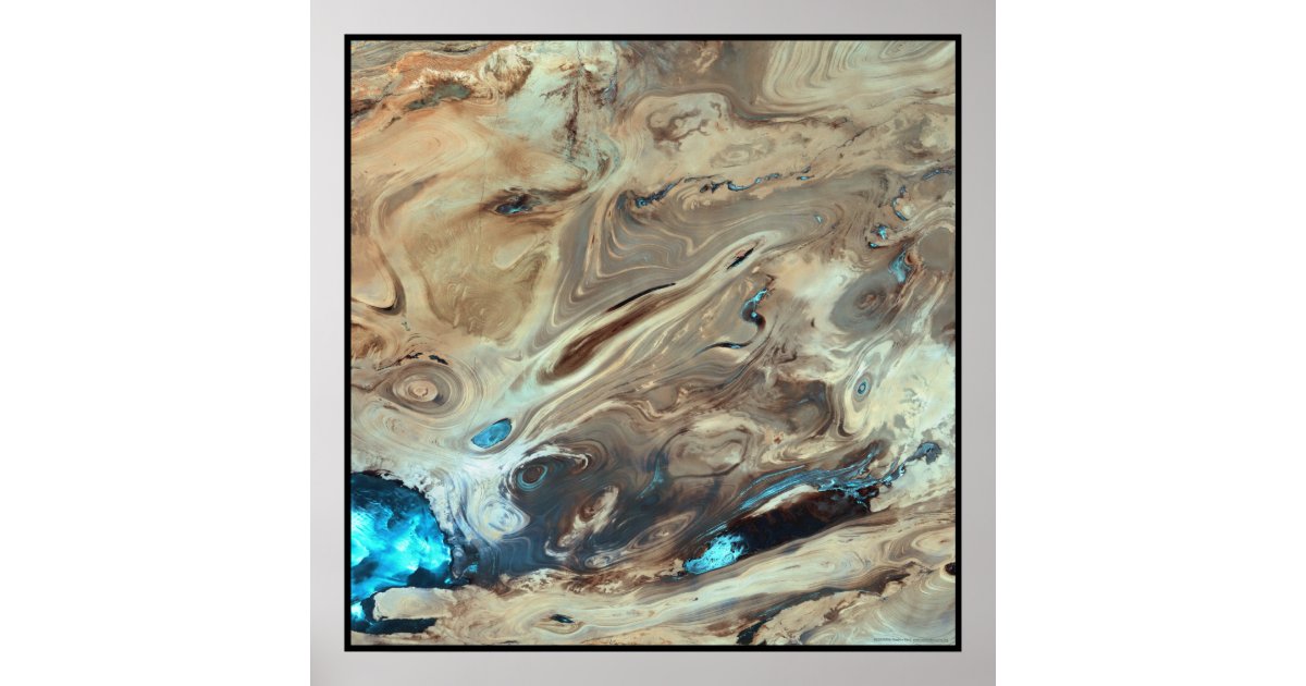 Dasht-e Kevir Great Salt Desert Iran Poster | Zazzle