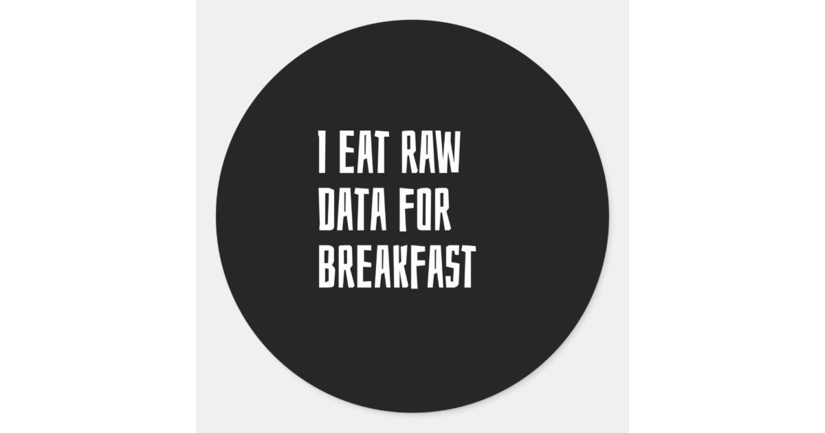 Data analyst classic round sticker | Zazzle
