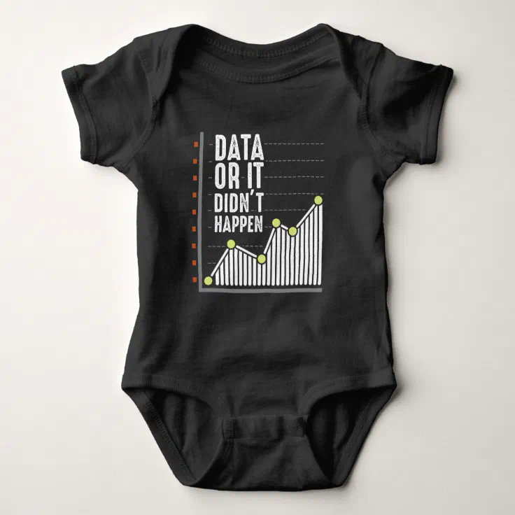 Data Nerd Behavior Analyst Statistics Scientist Baby Bodysuit | Zazzle