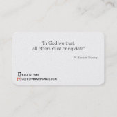 Data Science Business Card | Zazzle