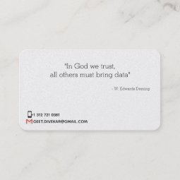 Data Science Business Card | Zazzle