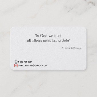 Data Science Business Card | Zazzle